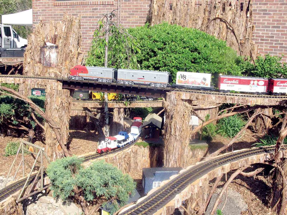 Model train display chugging along at Ohio Valley Health Care | News ...